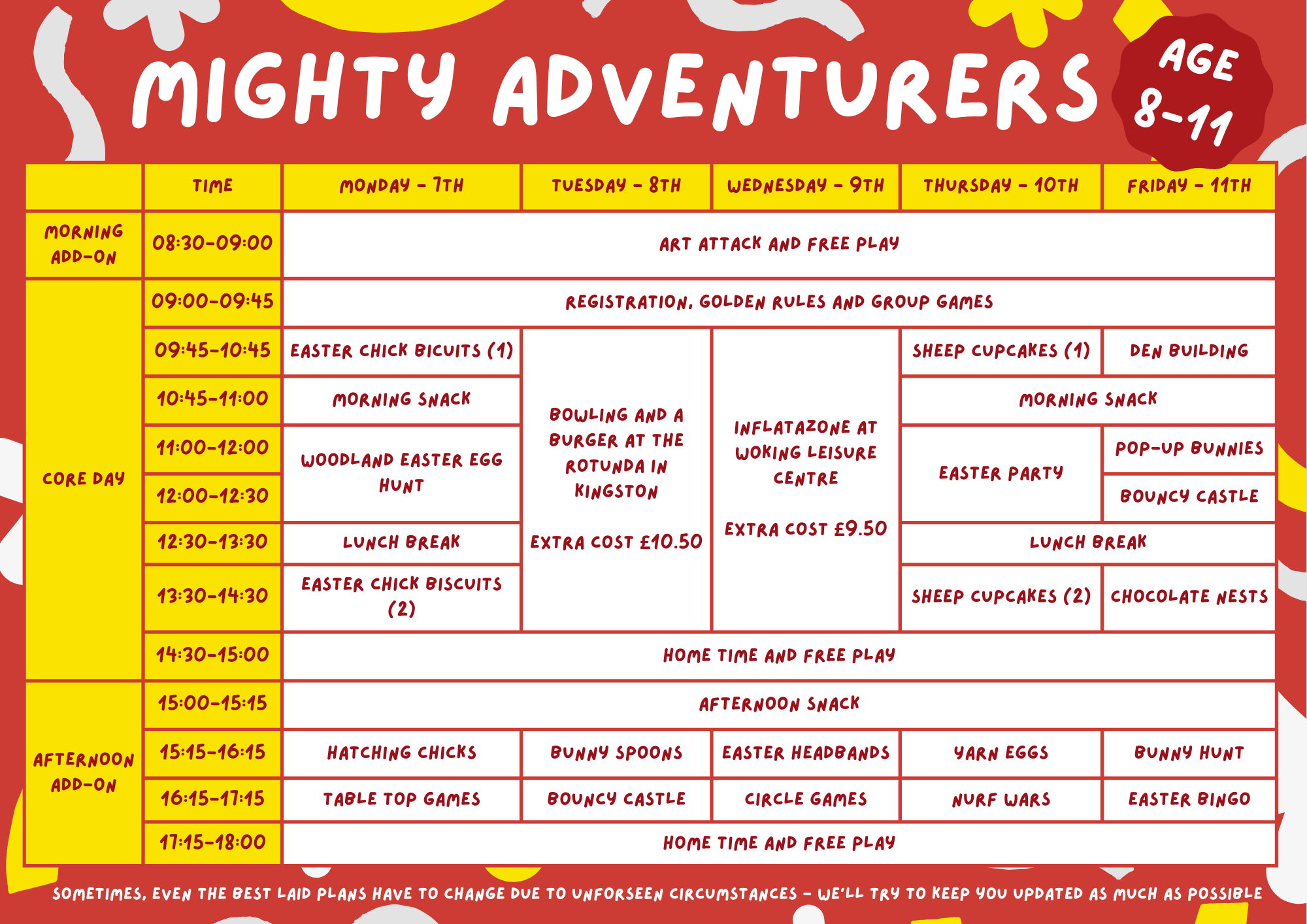 Mighty Adventurers Holiday Club | Ages 8–11 | Clubland